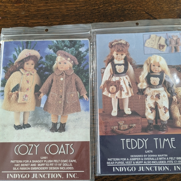 Indygo Junction patterns | Other | 7 To 19 Doll Patterns | Poshmark